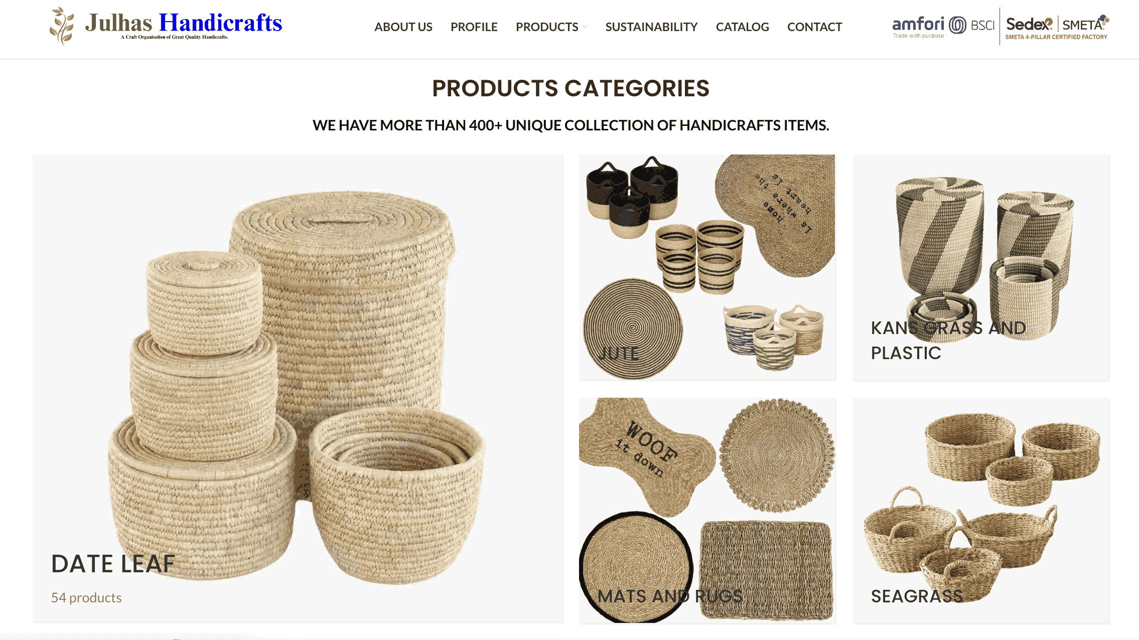 Kans Grass and Plastic - Julhas Handicrafts - Manufacturer and Exporter