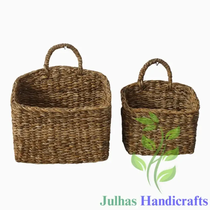 WALL HANGING RECTANGULAR BASKET - Julhas Handicrafts - Manufacturer and ...